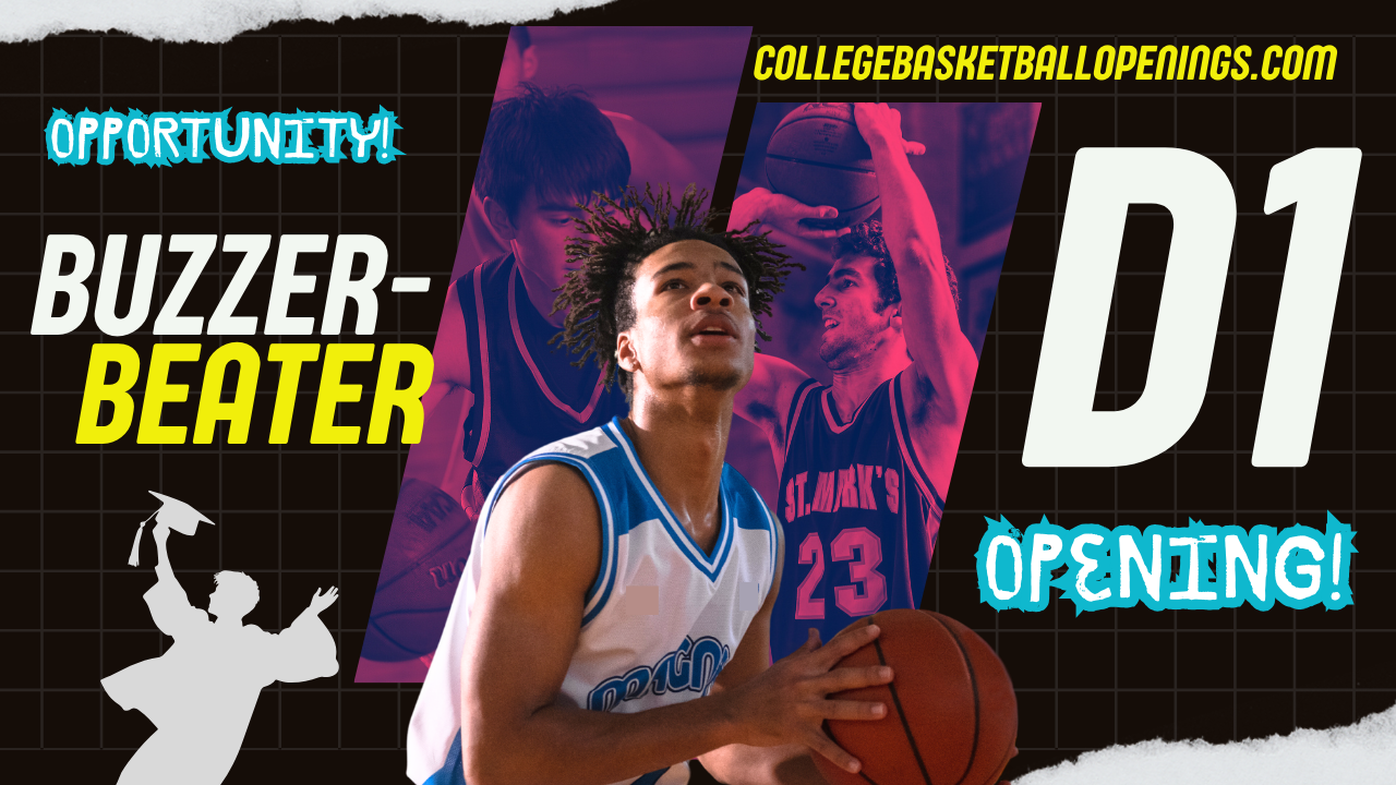 NCAA D1 OPPORTUNITIES UNSIGNED MEN'S BASKETBALL